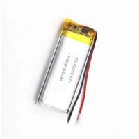 China 802050 3.7V 800mAh Li Polymer Battery For GPS Tracker Wearable Devices for sale