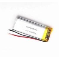 China 802050 3.7V 800mAh Li Polymer Battery For GPS Tracker Wearable Devices for sale