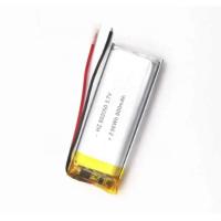 China 802050 3.7V 800mAh Li Polymer Battery For GPS Tracker Wearable Devices for sale