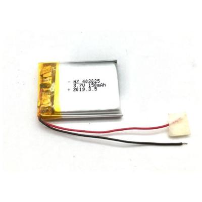 China 402025 3.7V 150mAh Li-Polymer Battery For Smart Ring Wearable Devices for sale