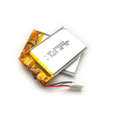 China 302030 3.7V 140mAh Li Polymer Battery Custom Lithium Ion Battery Cell for sale
