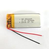 China 552035 3.7V 350mAh Li Polymer Battery with Seiko PCB, Rechargeable Lithium Ion Cell for sale