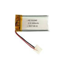 China 552040 3.7V 400mAh Rechargeable Lithium‑Polymer Pouch Cell For Consumer Smart Devices for sale