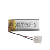 China 401230 3.7V 120mAh Lithium Polymer Soft Pack Lithium Battery Cell For Custom Order Available for sale