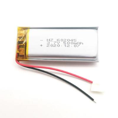 China HZ602045 3.7V 500mAh Lithium Polymer Pouch Cell For Small Consumer Smart Devices for sale