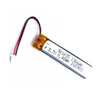 China HZ501035 3.7V 130mAh Lithium Polymer Battery Li-Po Pouch Cell For LED Lamp Small Electronics for sale