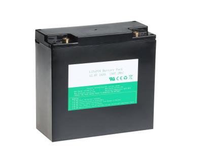 China LFP12 12.8V 24Ah Li Ion Battery Pack Rechargeable For Electric Bicycle Ebike Deep Cycle for sale