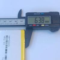 China 5565113 3.7V 5000mAh Lithium Polymer Battery Rechargeable Long Cycle Life OEM ODM for sale