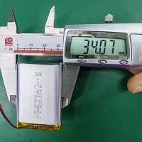 China 803450 3.7V 1500mAh Lithium Polymer Battery Rechargeable Long Cycle Life OEM ODM for sale