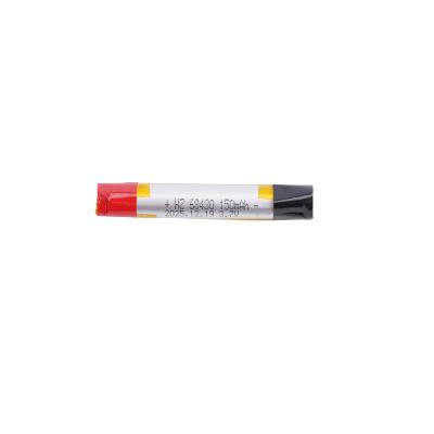 China 68430 3.7V 150mAh Cylindrical Li-Polymer Battery Rechargeable Factory Supply Grade A for sale