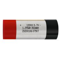 China 13300 3.7V 350mAh Cylindrical Li-Polymer Battery Rechargeable Long Cycle Life OEM ODM for sale