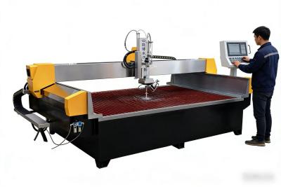 China Multi Material Five Axis CNC Waterjet Cutting Platform High Precision Cutting for sale