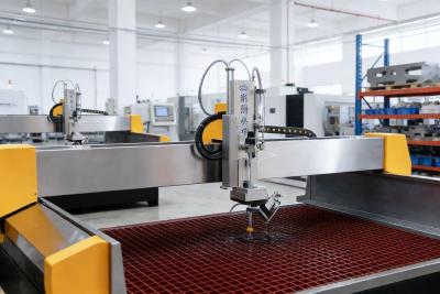 China 5 Axis CNC Waterjet Cutting Machine Energy Saving Modular Industrial Waterjet Cutter for sale