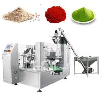 China 250g 500g Premade Pouch Packaging Machine For Spice Flour Milk for sale