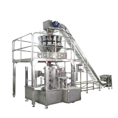 China Automatic Granule Premade Pouch Packaging Machine With Wrapping Labeling for sale