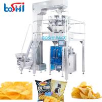 China Potato Chips Snack Packing Machine With Wrapping Labeling Sealing for sale