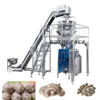 China Potato Chips Meat Ball Frozen Food Packing Machine With Filling Weighing Wrapping for sale
