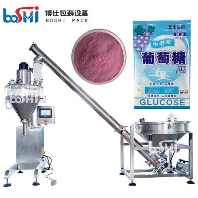 China Botle Can Sachet Powder Pouch Filling Machine Semi Automatic 10g 20g 1kg for sale