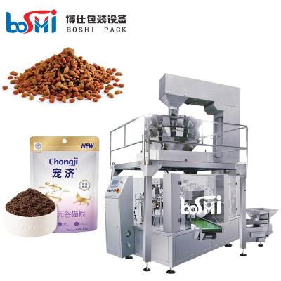 China Automatic Pet Food Packaging Equipment , Premade Animal Feed Packing Machine for sale