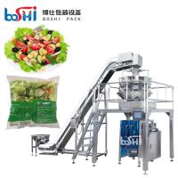 China Full Automatic Frozen Vegetable Packing Machine Waterproof Dustproof With PLC Control for sale