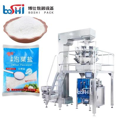 China Automatic Salt Pouch Packing Machine With Wrapping Sealing Date Printing for sale