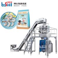 China Multihead Weigher Frozen Food Packing Machine For Sea Food Shrimp Fish for sale