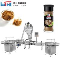 China 25 Liter Spice Bottle Filling Machine Automatic With PLC Control for sale