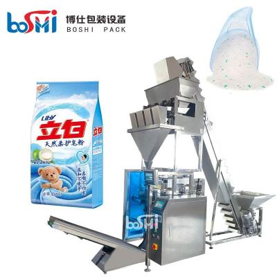 China Rice Sugar Cereal Bean Granule 4 Head Weigher Packing Machine Automatic for sale
