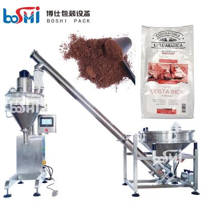China Coffee Powder Milk Powder Spice Powder Filling Machine Semi Automatic for sale