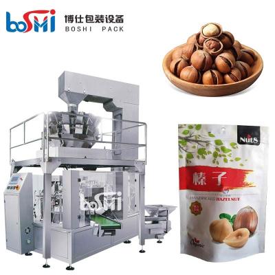 China Pre Made Ziplock Quad Seal Bag Food Snack Candy Packing Machine Full Automatic for sale