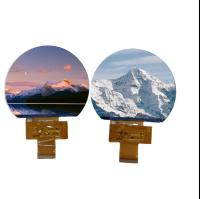 China 800x640 Round Circular LCD Display Oled Touch Screen Driver IC FL5893 3.5 Inch for sale