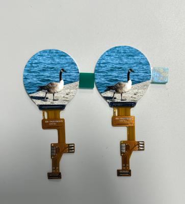 China 1.09 Inch IPS TFT 400cd/M2 Lumination GC9A01 driver IC Circular Lcd Display for sale