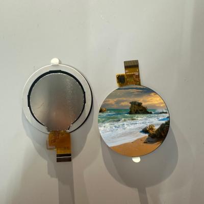 China 1.3inch IPS TFT 380cd/M2 Brightness ALL o’clock viewing angle  Circular Touch Lcd Display for sale