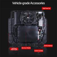 China Electric Car Truck Rooftop Air Conditioner AC Camper RV Caravan 12v for sale