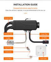 China Truck 8kw 12v Air Parking Diesel Heater Air Condition System Liquid for sale