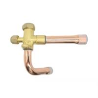 China Copper Straight L Bend Service Split Valve for AC for Refrigerator Parts Air Conditioner Maintenance for sale
