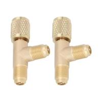 China Quick Coupler Tee Adapter T-Shaped Valve Low Pressure HAVC Refrigerant R22 R12 R134 for sale