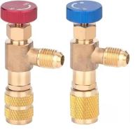 China R410A R22 Liquid Safety Adapter Flow Control Ball Valve Refrigerant Charging Valve for Air Conditioner for sale