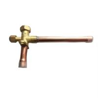 China 90 Degree Brass Split Valve Air Conditioner Valve and AC Service Valve for sale