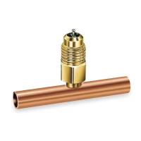 China Deep Vacuum Pump Manifold Refrigeration Gauge Copper Solder Tee Fitting With Access Valves In Condition for sale