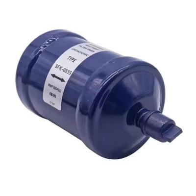 China 3/8 Inch SAE Bi-Flow Liquid Filter Drier SFK-083S New Metal Liquid Line Filter For Heat Pump for sale