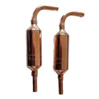 China New Copper Filter Dryer With Bent Tube For Fridge & HVAC Refrigeration Replacement Parts for sale