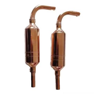 China New Copper Filter Dryer With Bent Tube For Fridge & HVAC Refrigeration Replacement Parts for sale