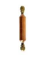 China Special Copper Filter Drier All Size for Refrigeration Parts Copper Filter Drier with Brass Union for sale