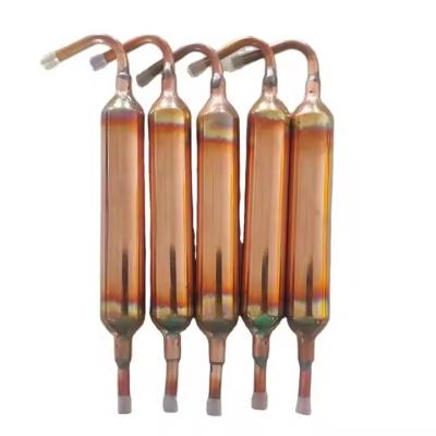 China Refrigeration Copper Filter Drier With Capillary Copper Spun Filter Drier For Refrigeration Part for sale