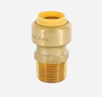 China Brass Quick Release Male Threaded Connector for PEX Copper Pipes for sale