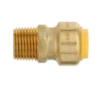 China Brass Quick Release Male Threaded Connector for PEX Copper Pipes for sale