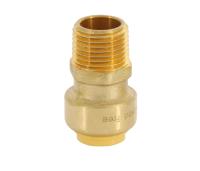 China Brass Quick Release Male Threaded Connector for PEX Copper Pipes for sale