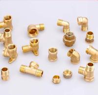 China Brass Push Fit Fittings 1/2 Inch for PEX-AL Pipes Lead-Free for sale