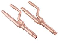China Hailiang Copper Y-Branch Joints 150-400mm for VRF Air Conditioners for sale